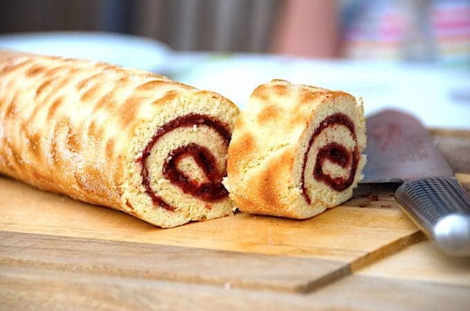 Tigerroulade (nem roulade med Nutella smørcreme)