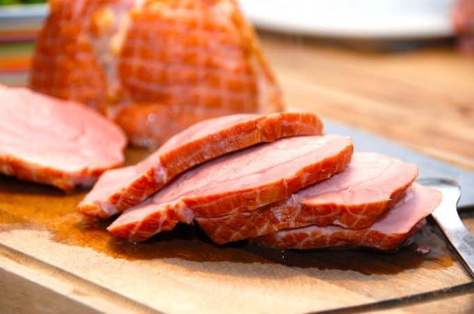 Skinke i airfryer med tid og temperatur - Madens Verden
