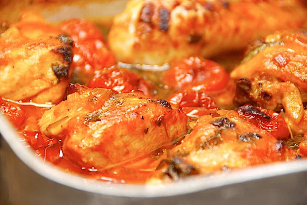 Indonesisk kylling opskrift i ovn på 20 minutter