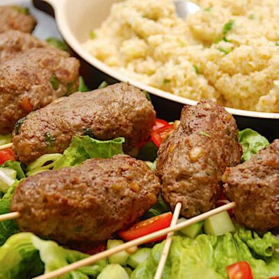 Kofta på spyd (nem opskrift på grillet köfte kebab)