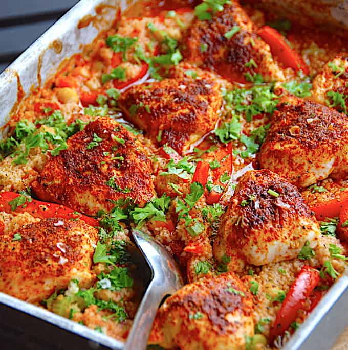 Kylling og kikærter - nem indisk karryret på 15 minutter