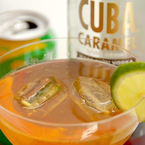 Caribbean Breeze drink med Cuba Caramel