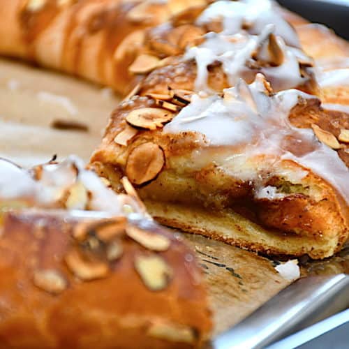 Kringle med æble, kanel og remonce - Madens Verden