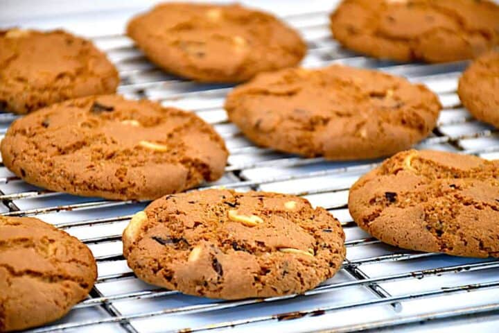 Toblerone cookies - nem opskrift på 20 minutter