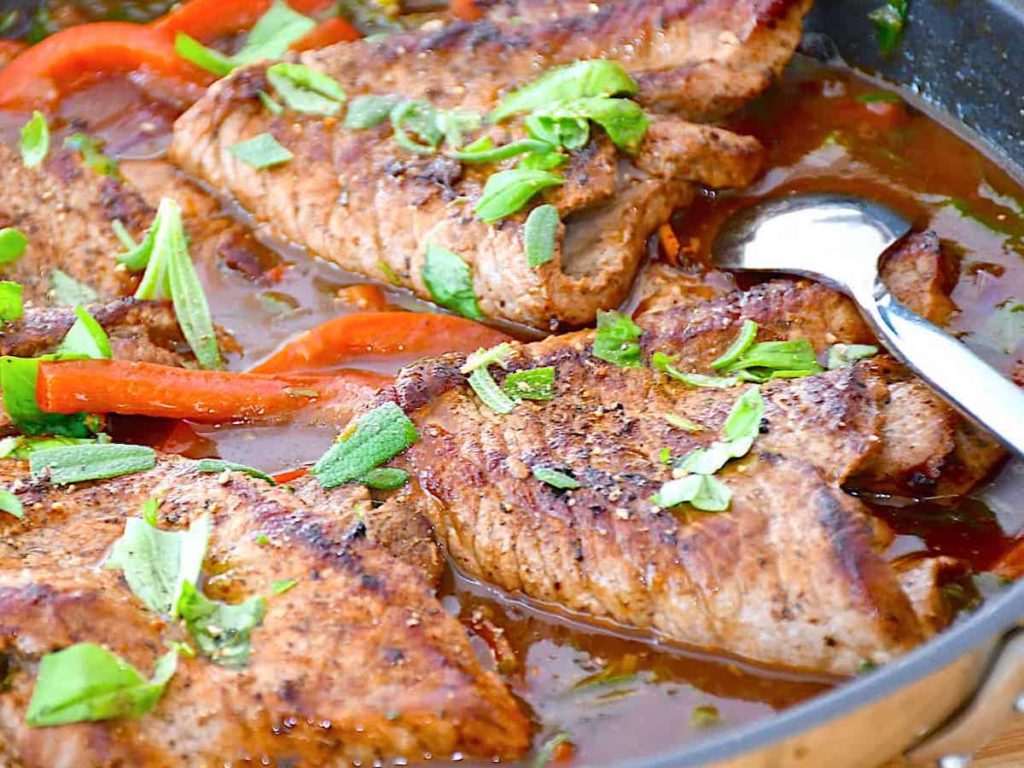 Den møreste entrecote XL i ovn og derefter på pande - Madens Verden