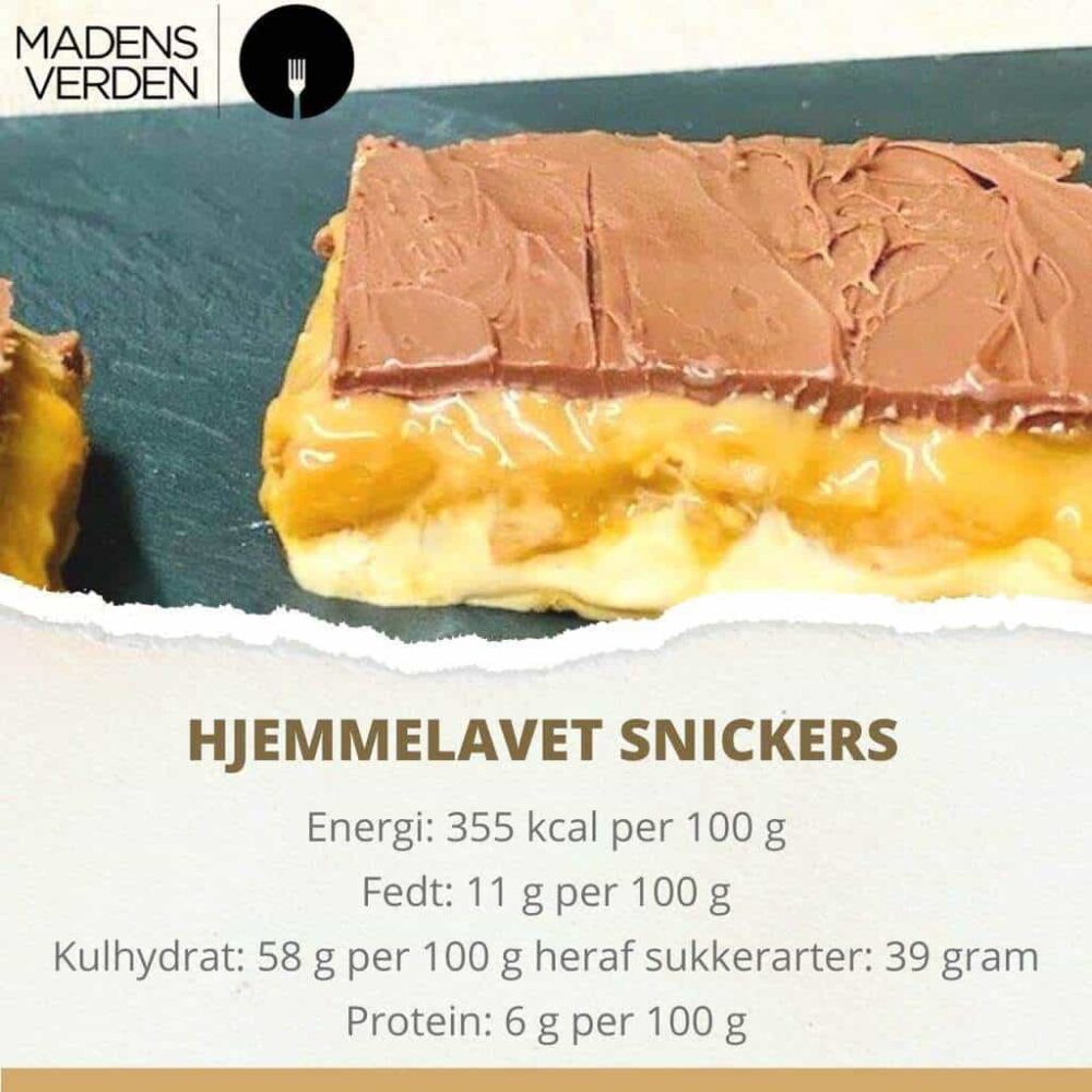 Hjemmelavet Snickers | Opskrift på den lækre klassiker