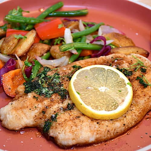 Stegt rødtunge med smørsauce a la Meuniere