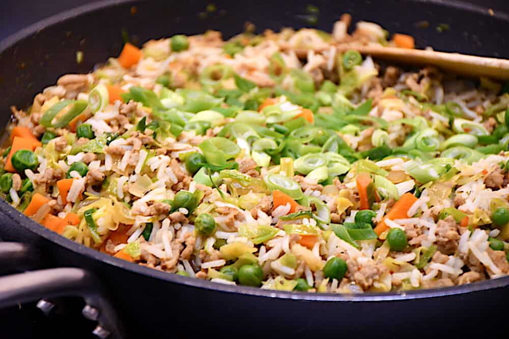 Aftensmad med hakket svinekød