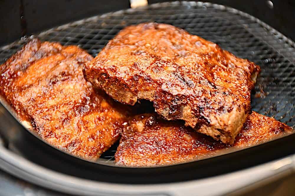 Ribben i airfryer (opskrift på de gode ben)