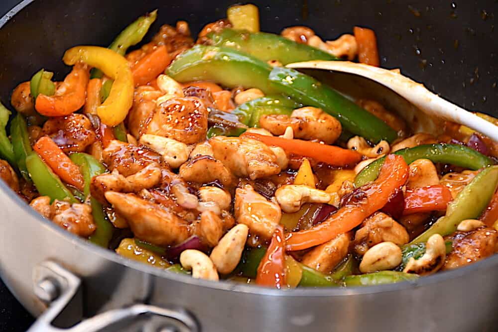 Wok med kylling og grøntsager (også god til pande)