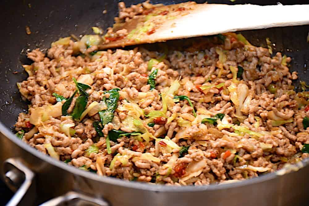 Pad krapow (nem opskrift på thailandsk streetfood)